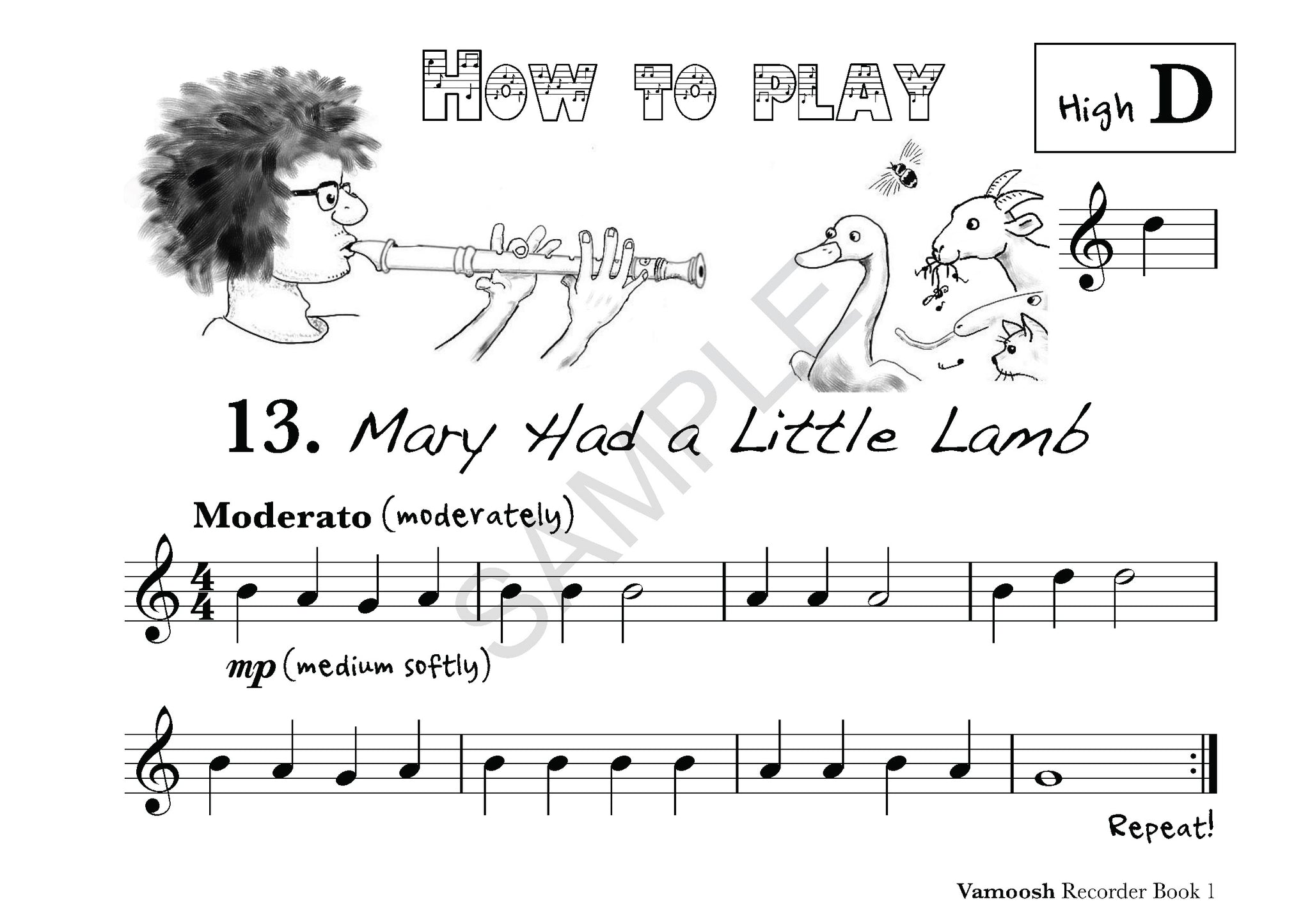 Vamoosh Recorder Book 1 PDF – Vamoosh Music